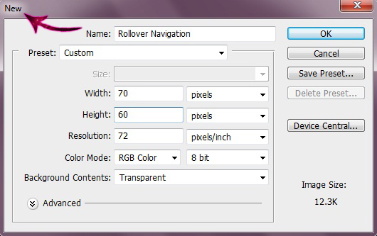 Navigation Bar with Rollover Buttons | EntheosWeb