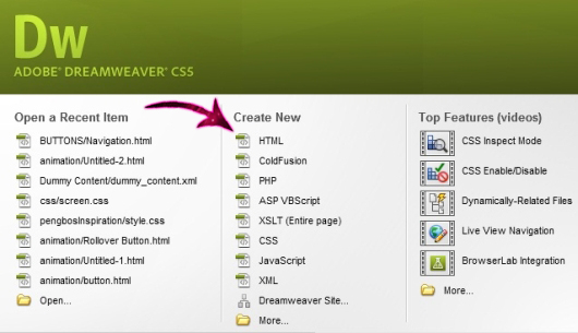 Navigation Bar with Rollover Buttons | EntheosWeb