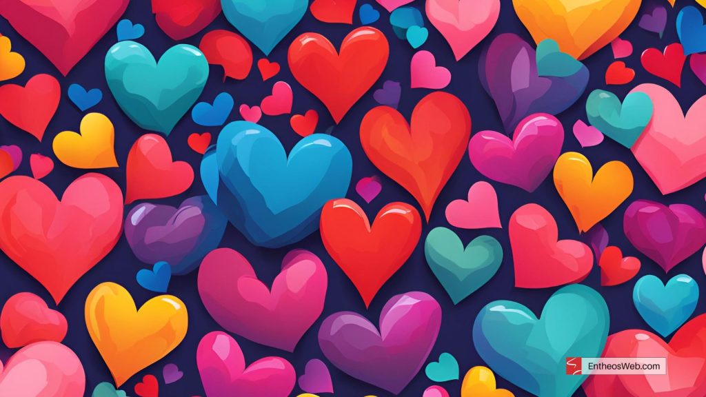 Hearts Desktop Wallpaper Backgrounds & Screensavers | EntheosWeb