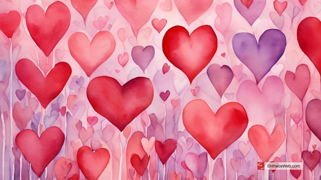 Hearts Desktop Wallpaper Backgrounds & Screensavers | EntheosWeb