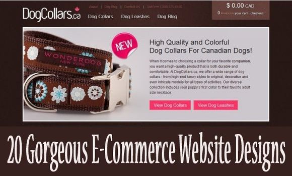 20 Gorgeous E-Commerce Websites Designs | EntheosWeb