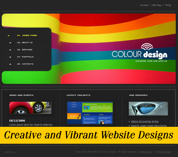 Colorful and Vibrant Website Designs | EntheosWeb