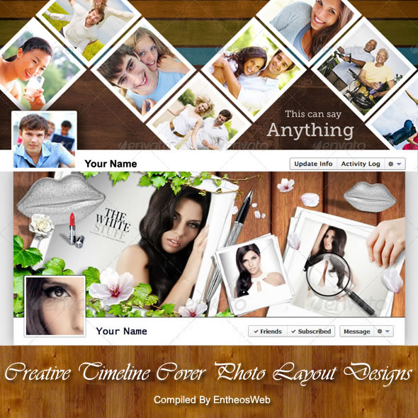 Creative Timeline Cover Photo Layout Designs | EntheosWeb