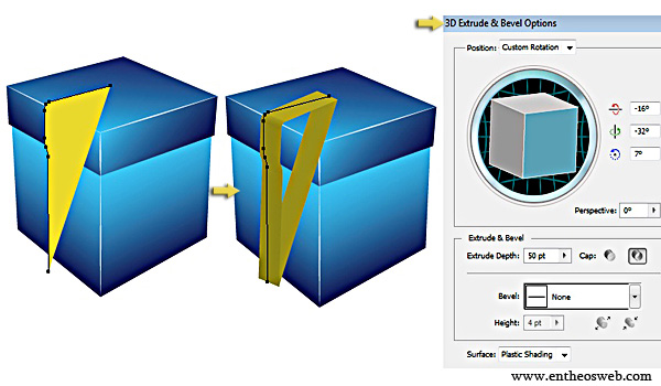 3D Gift Box Tutorial in Illustrator | EntheosWeb