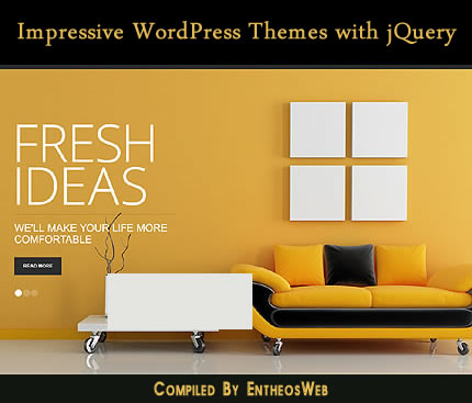 Impressive WordPress Themes with jQuery | EntheosWeb
