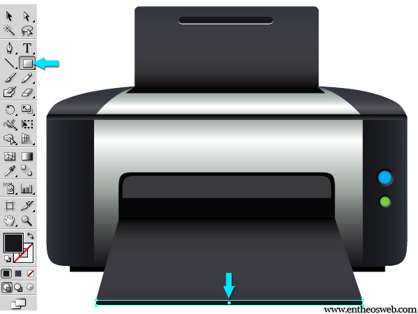 Learn to Make a Printer Vector in Illustrator | EntheosWeb