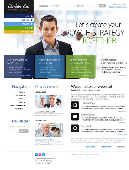 Best and Latest Drupal Website Templates | EntheosWeb
