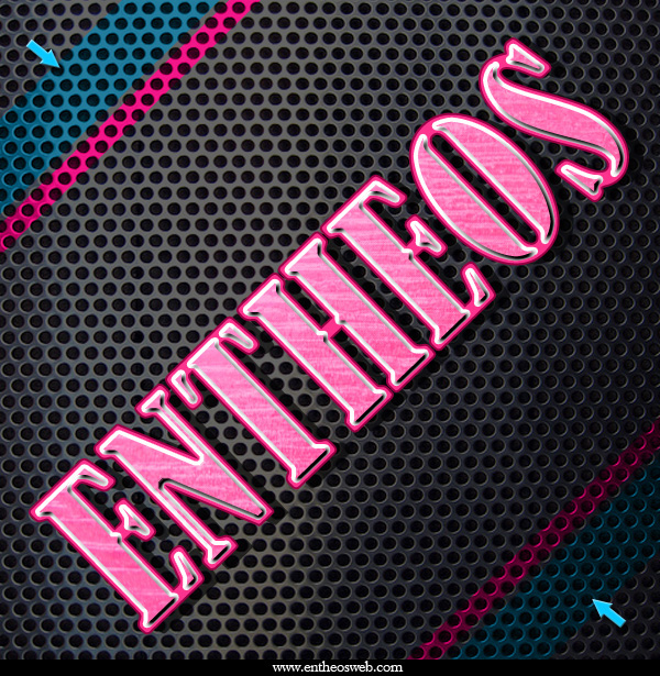 Create a Cool Metallic Text Effect in Photoshop | EntheosWeb