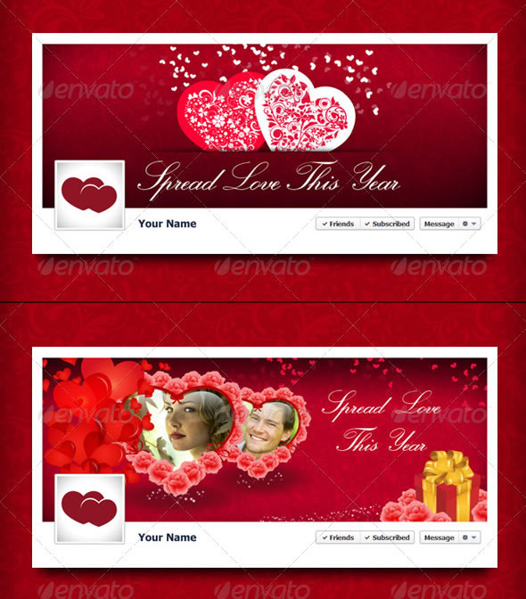 Romantic Valentines Day Facebook Timeline Covers | EntheosWeb