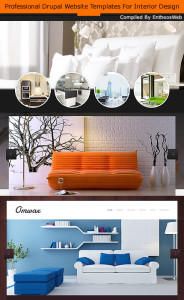Professional Drupal Website Templates For Interior Design | EntheosWeb