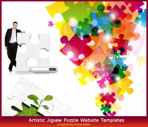 Artistic Jigsaw Puzzle Website Templates | EntheosWeb
