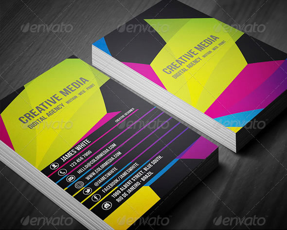 Creative Abstract Business Card Designs | EntheosWeb