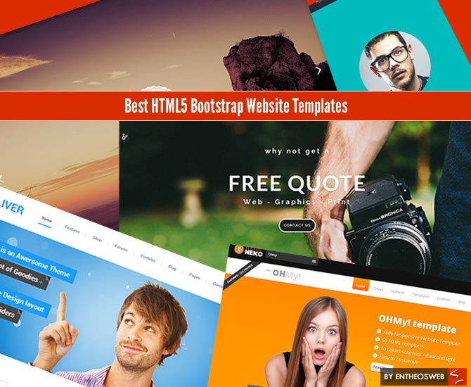 Best HTML5 Bootstrap Website Templates | EntheosWeb