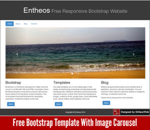 Free Bootstrap Template With Image Carousel » EntheosWeb