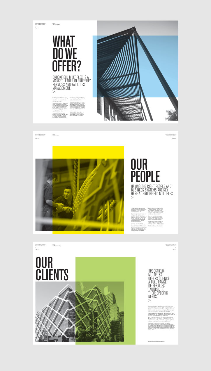 Creative Brochure Design Ideas - Geometric Shapes And More | EntheosWeb