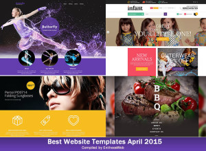 Best Website Templates April 2015 | EntheosWeb