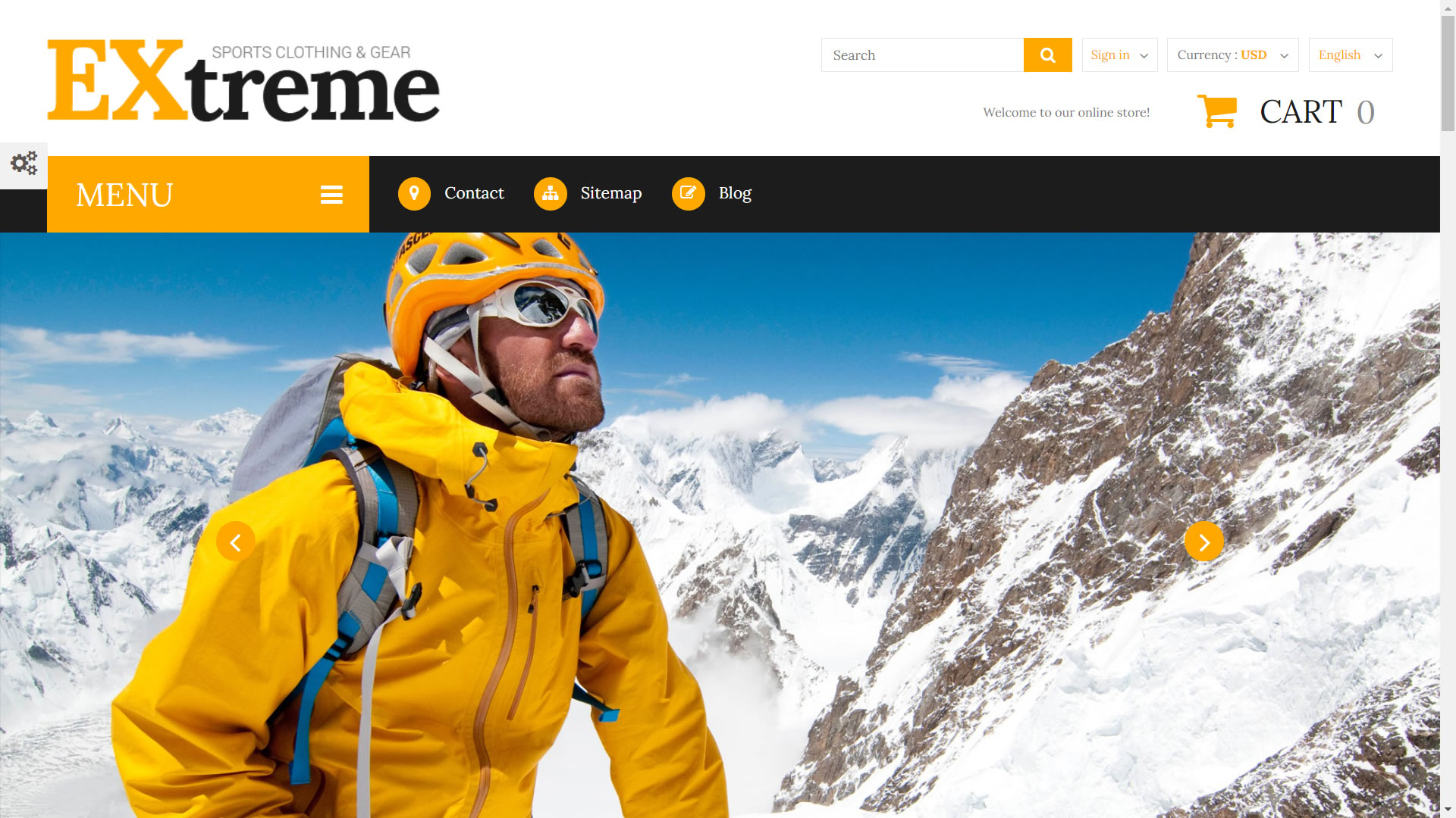 CRAZY Extreme Sports Website Templates | EntheosWeb