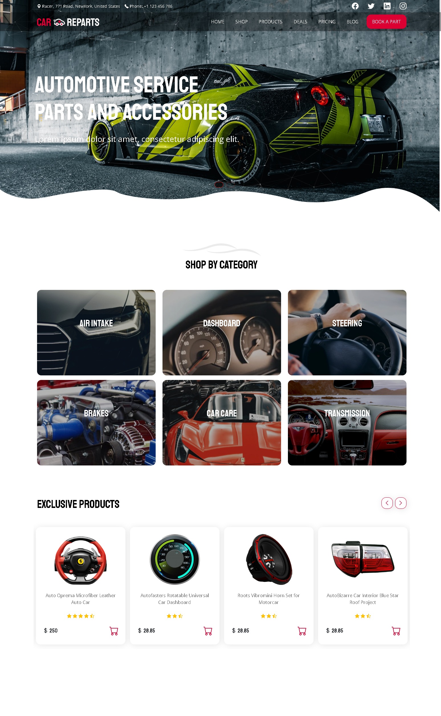 Best Cars & Automotive Website Templates | EntheosWeb