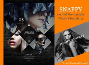SNAPPY Art & Photography Website Templates | EntheosWeb