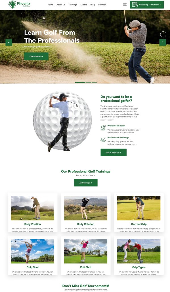 10 Best Sports Website Templates | EntheosWeb