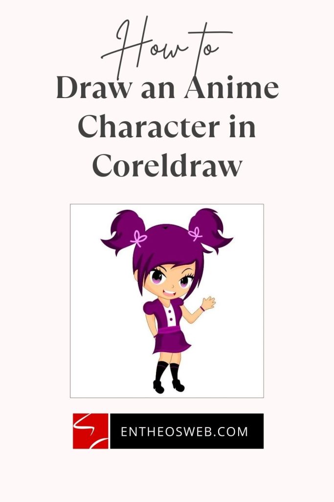 How to Draw an Anime Character in Corel Draw | EntheosWeb
