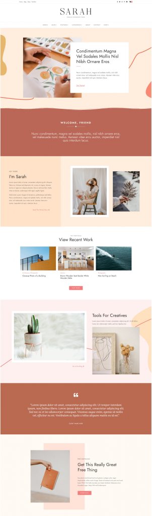 Creative WordPress HTML5 Themes With Modern Design and Animation | EntheosWeb