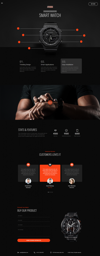 Beautiful Responsive HTML5 Landing Page Website Templates With Parallax ...