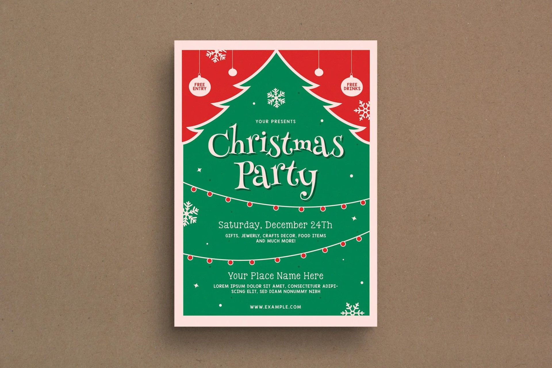 Beautiful Christmas Posters and Flyer Design Templates | EntheosWeb