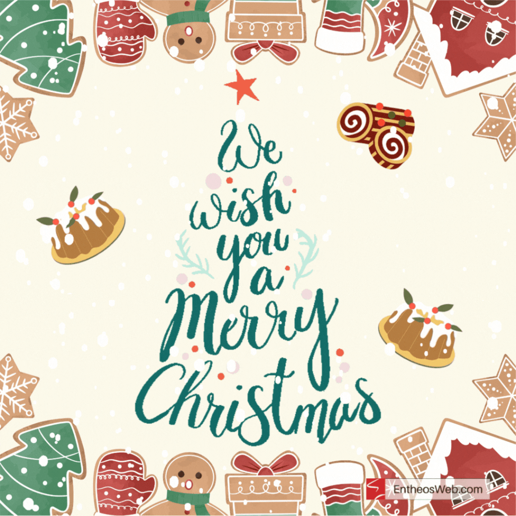 Free Animated Merry Christmas GIF & Mp4 with Music | EntheosWeb