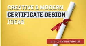 Creative & Modern Certificate Template Designs | EntheosWeb