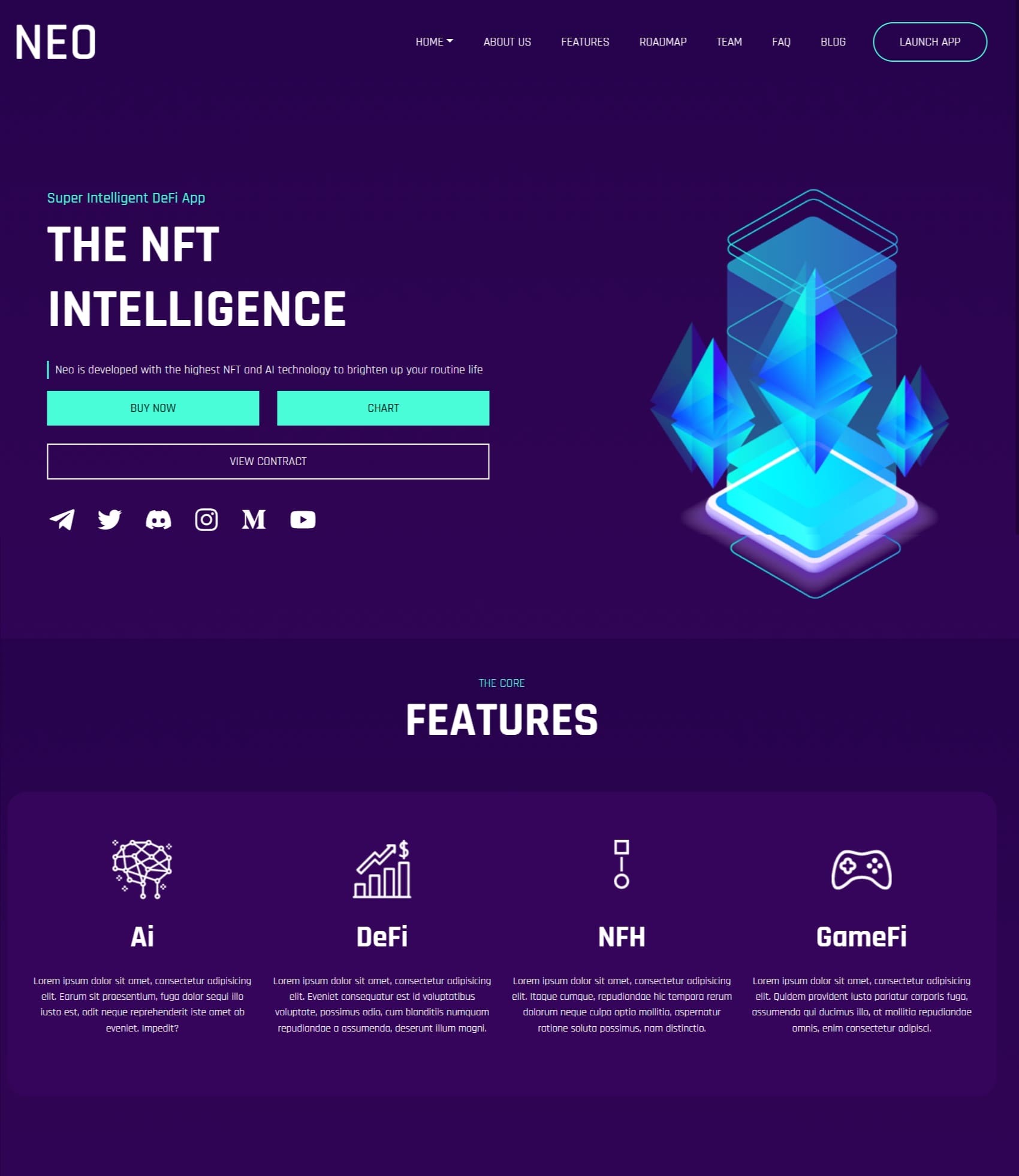 Best NFT Marketplace Website Templates – Landing Pages & WordPress ...