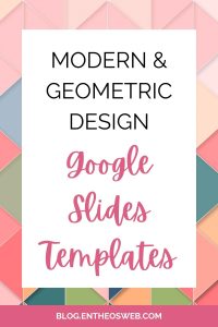 Modern & Geometric Design Google Slides Templates | EntheosWeb