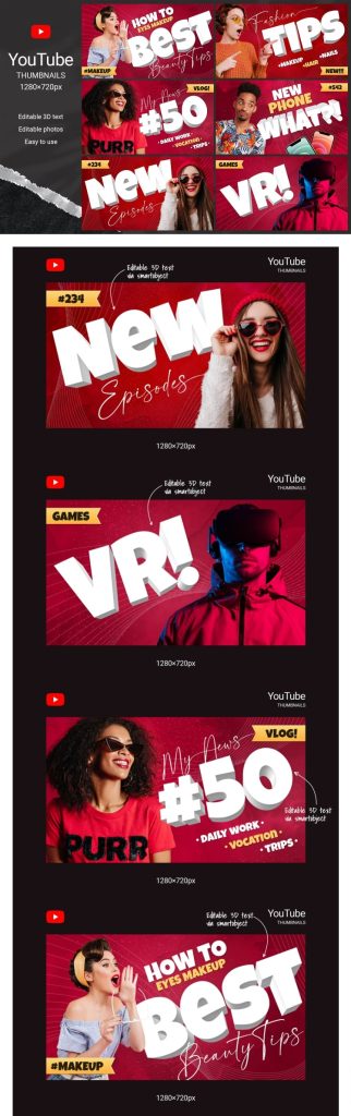 Youtube Thumbnail Designs – Creative Design Ideas | EntheosWeb