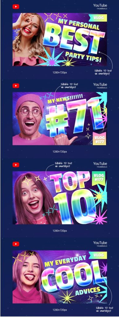 Youtube Thumbnail Designs – Creative Design Ideas | EntheosWeb