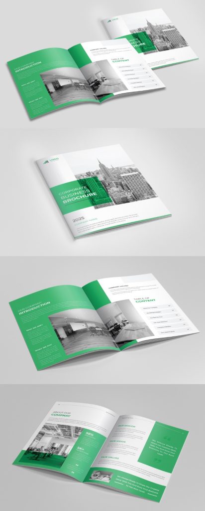 16 Page Brochure Design Templates | EntheosWeb