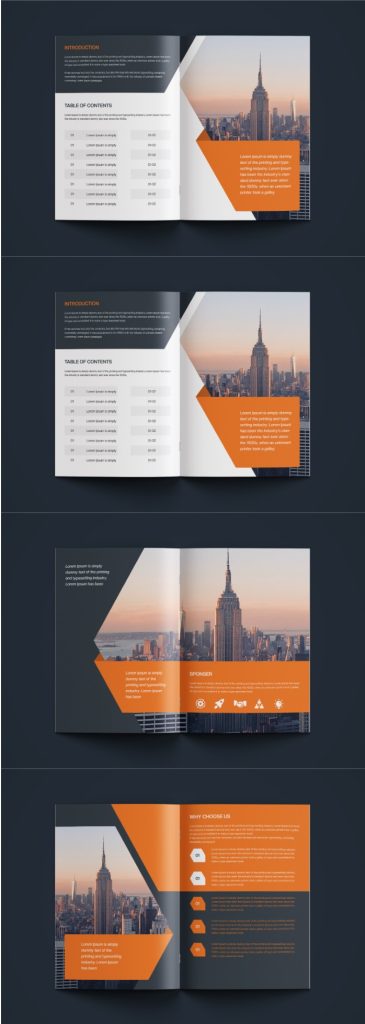 16 Page Brochure Design Templates | EntheosWeb