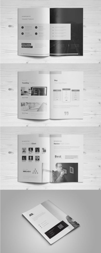 16 Page Brochure Design Templates | EntheosWeb