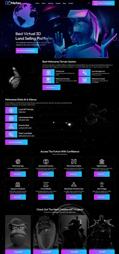 Creative & Modern 3d Animated Website Templates | EntheosWeb