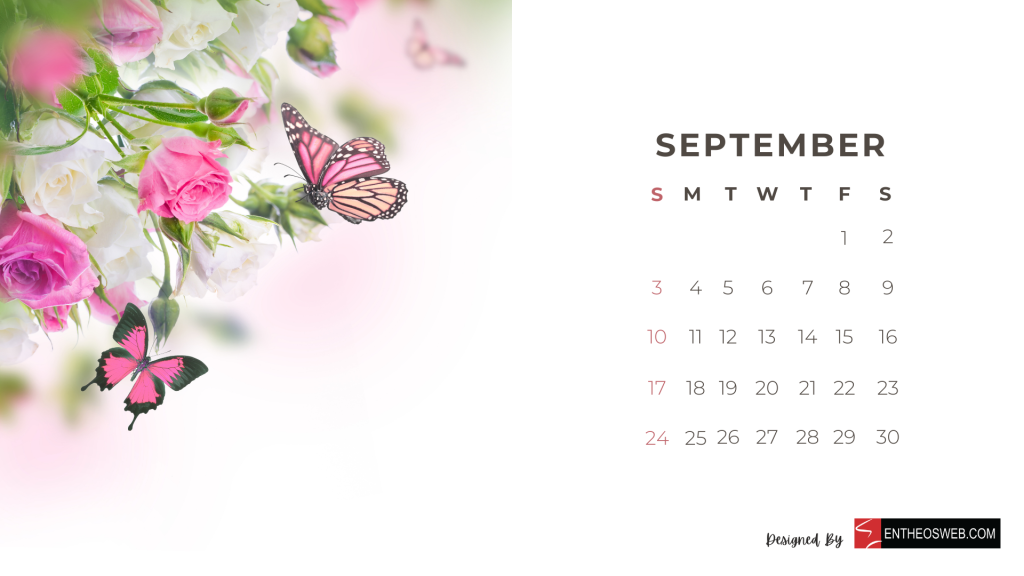 September Calendar Desktop Wallpaper Backgrounds | EntheosWeb