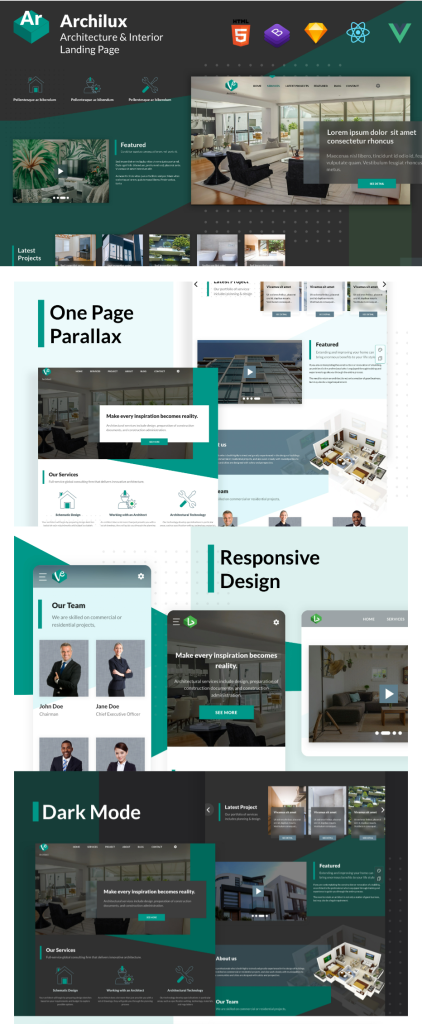 Architecture & Construction Website Templates | EntheosWeb