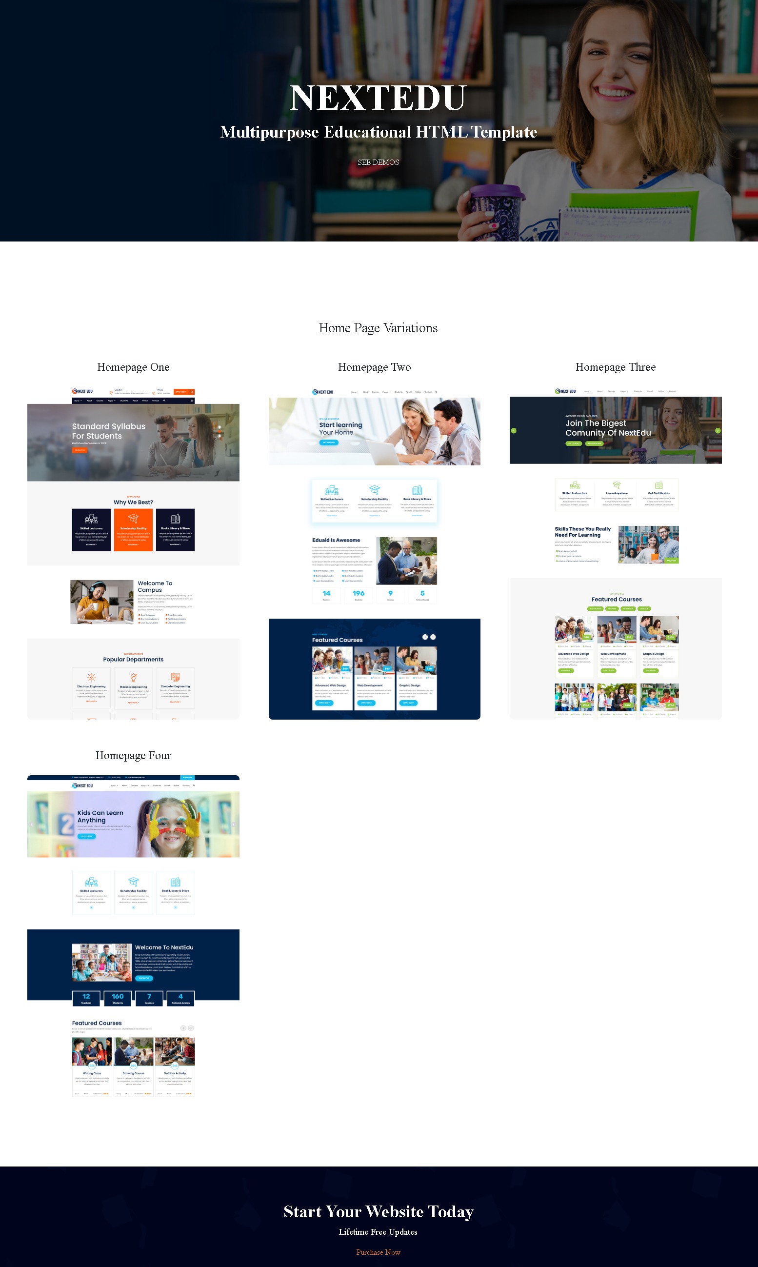 Best Education Website Templates | EntheosWeb