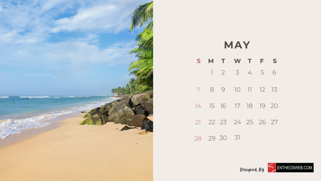 May Desktop Calendar Wallpaper | EntheosWeb