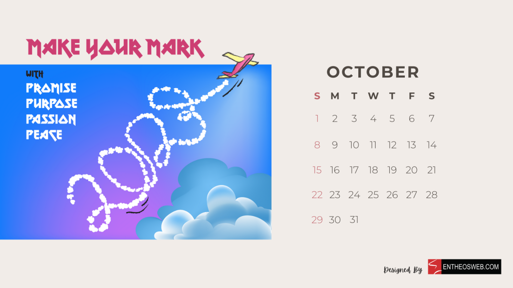 October Calendar Desktop Wallpaper Backgrounds | EntheosWeb