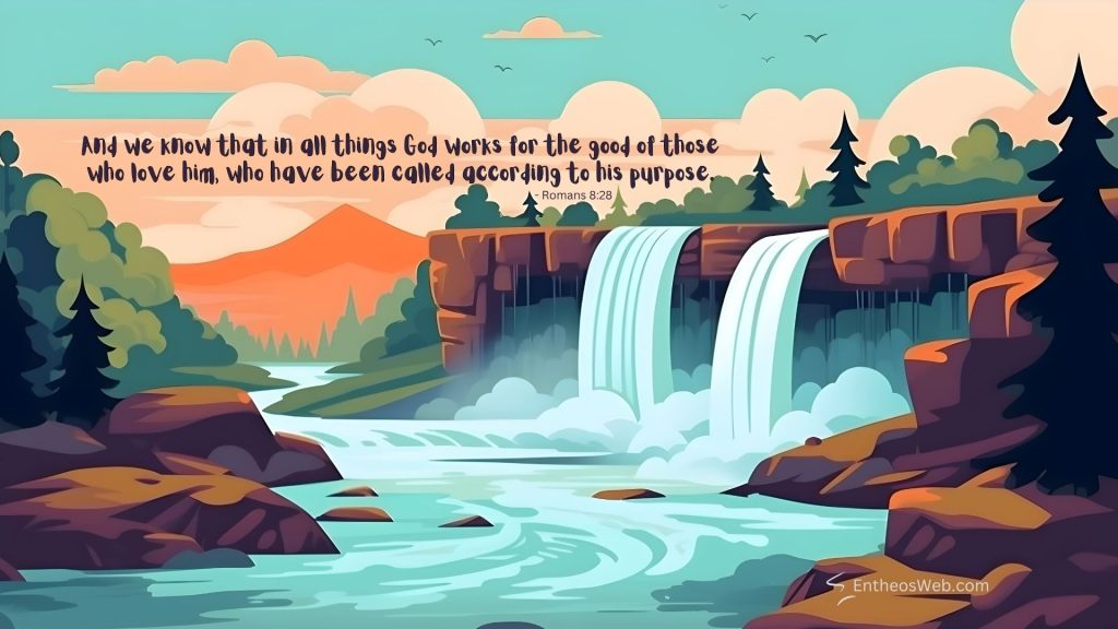 Christian Desktop Wallpaper with Encouraging Bible Verses | EntheosWeb