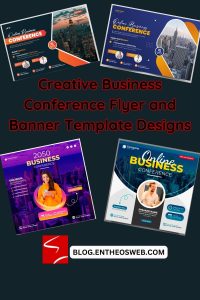 Creative Business Conference Flyer and Banner Template Designs | EntheosWeb
