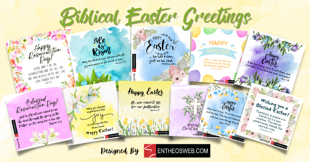Easter Greetings With Bible Verses | EntheosWeb