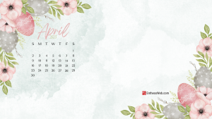 April Calendar Desktop Wallpaper Backgrounds | EntheosWeb