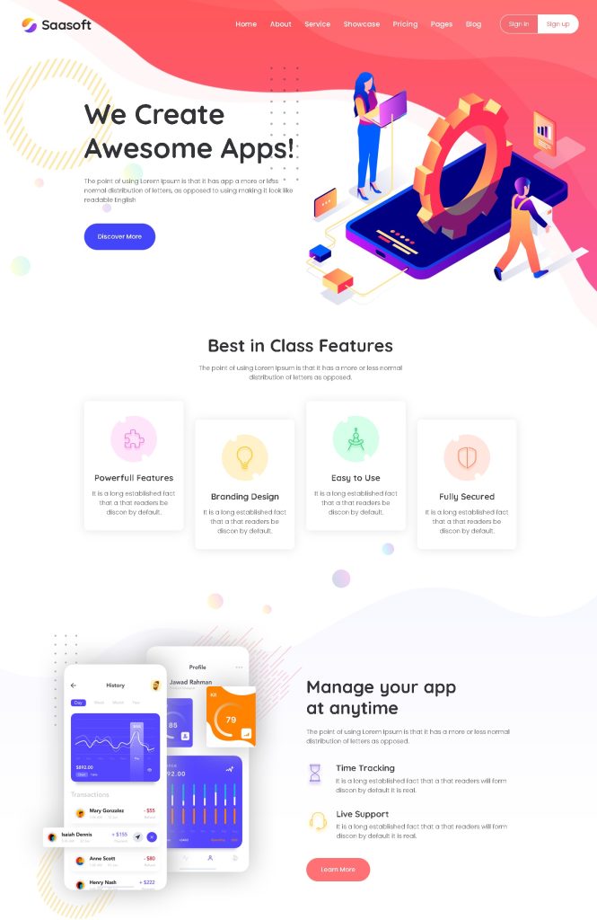 Creative 3D Website Template Designs | EntheosWeb