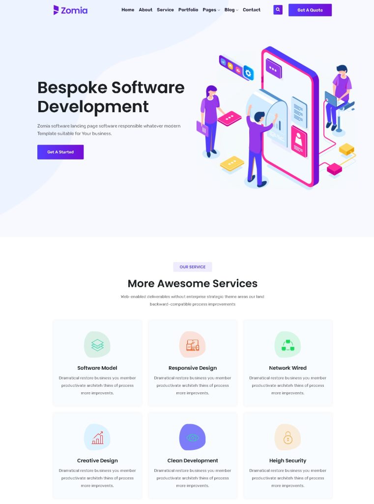 Creative 3D Website Template Designs | EntheosWeb