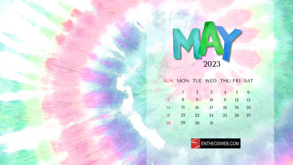 May Desktop Calendar Wallpaper | EntheosWeb